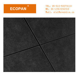 Black Glass Wool Ceiling Acoustic Non Combustible Insulation Board 600 * 1200 mm