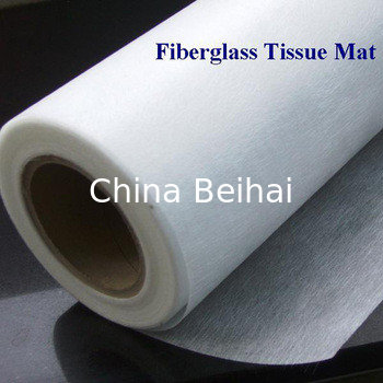Eco Friendly Fiberglass material for wall covering tissue mat supplier