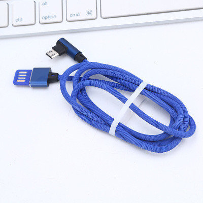 Universal USB Power Cable Right Angle 90 Degree Lightweight For Android Phone