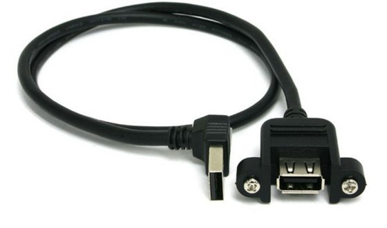Custom Wire Cable Assemblies , 2.0 A Mountable USB Extension Cable Radom Length 