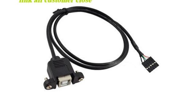 Custom Wire Cable Assemblies , 2.0 A Mountable USB Extension Cable Radom Length 