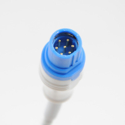 Siemens Drager Spo2 Extension Cable 7 Pin Plug For 6002XL SC7000 SC8000 SC9000XL