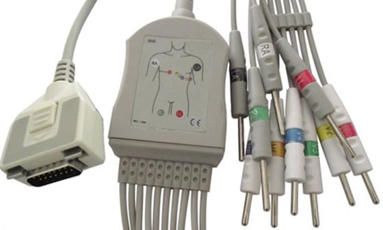 FX-101 Fukuda Denshi EKG Cable ECG 10 Lead For Autocardiner Cardimax FX-2111 FX-3010