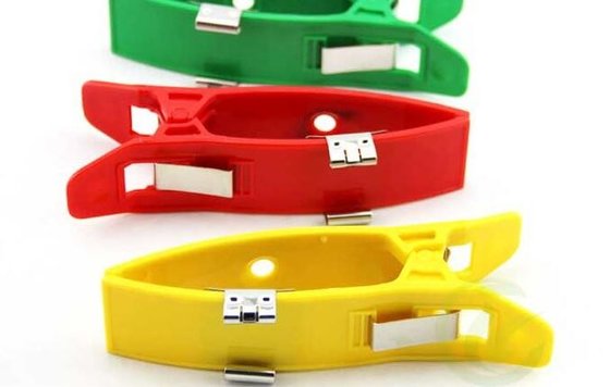Limb Clamp Reusable ECG Electrodes Clips Banana 4.0 / Din 3.0 Hole 3 Months Warranty