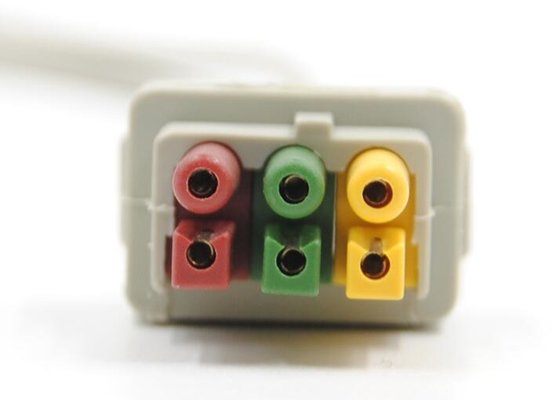 OHMEDA Split 3 Lead ECG Cable , ECG Lead Wires Clip Patient End 2.5m Length