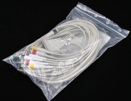 Original  10 Lead Ecg Monitor Leads , Patient Monitor Cable 4.0 Banana