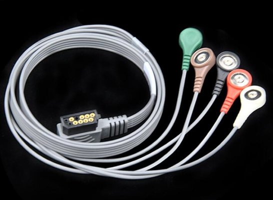  5 Lead ECG Cable Medical Accessories 11 Pins Connector For M4725A