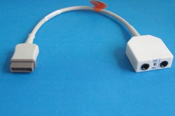 Ge Marquette Dual Temperature Probe Cable Adapter Ysi 400 / 700 Series Probes
