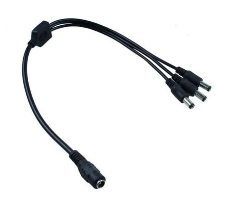 Cctv Security Camera Dc Charging Cable 1 Dc Female To 2 3 4 5 Male Plug