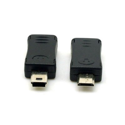 Extension Usb To Mini Usb Adapter , Black Micro Usb Female To Usb Male Adapter