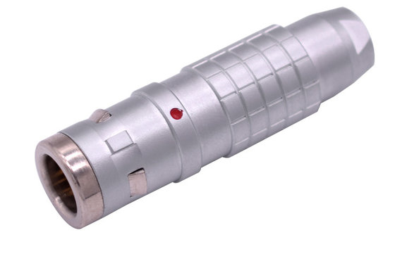 Circular Metal Male Electrical Cable Connectors 50w Waterproof Plug 0k Series