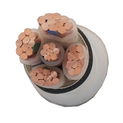 Metallic Xlpe Armoured Cable Bare Copper Conductor With Pvc Compound Sheath