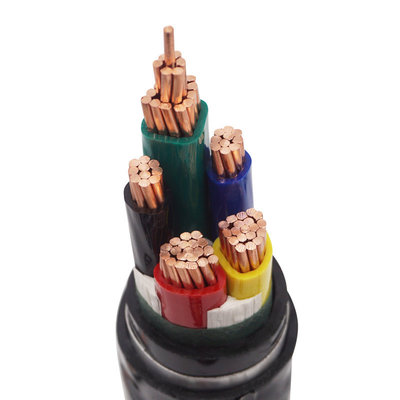 0.6 / 1kv Xlpe Insulated Power Cable Pvc Sheathed With Copper Conductor