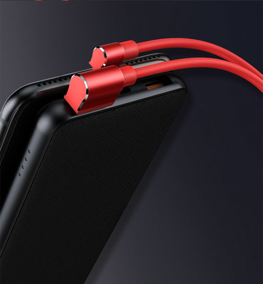 L Angle iphone fast charging cable 90 Degree Length 1M for iPhone X 8 7 6 5 6s