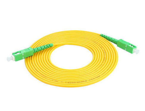 Single Mode Fiber Optic Patch Cord , Simplex Optical Patch Cord Oem Service