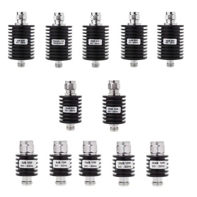 Electrical Wire Connectors Fixed Rf Attenuator Frequency 3ghz 50w N Type
