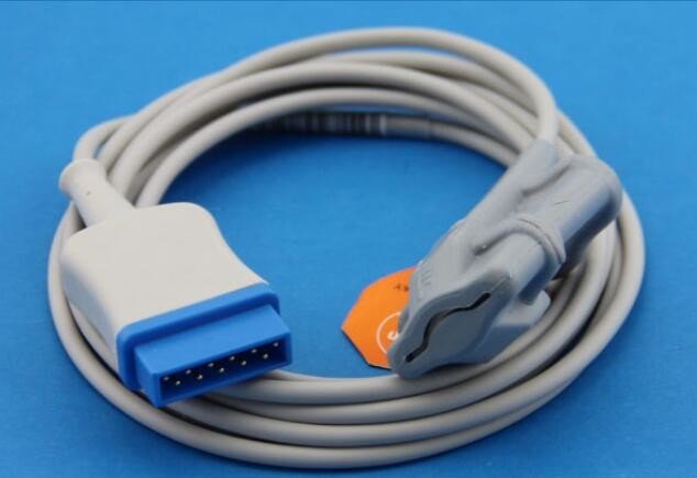 GE Marquette  Spo2 Sensor 11 Pin Connector For Dash 2000 3000 4000 5000