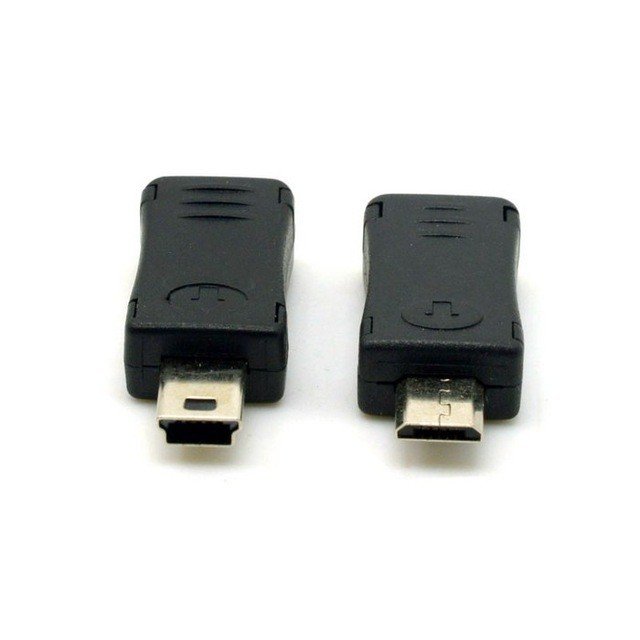 Extension Usb To Mini Usb Adapter , Black Micro Usb Female To Usb Male Adapter