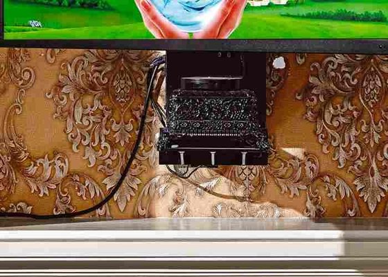 Landhaus-/Hotel-/Restaurant-Dekorations-Umhang-steht elektrisches Kamine Fernsehen klassisch