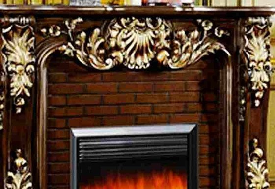 Dekorativer elektrischer Kamin der Weinlese-LED mit Fernbedienung/Deco-Flamme