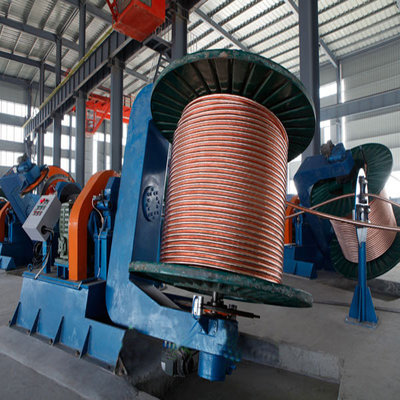 Drum Type Wire Twisting Machine With Caterpillar Customized Color supplier