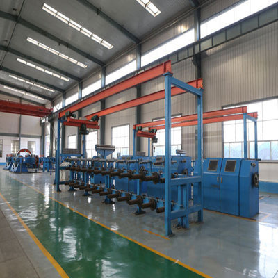 Drum Type Wire Twisting Machine With Caterpillar Customized Color supplier