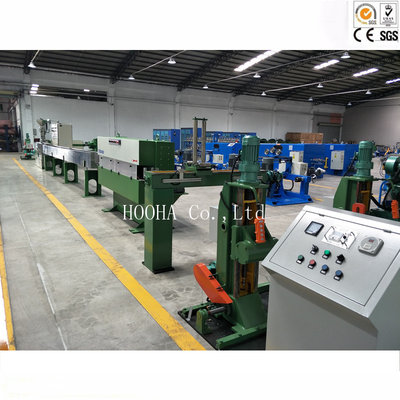 High Capacity Wire And Cable Machinery / Power Cable Jacket Extrusion Line supplier