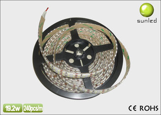 White FPC Double Line Flexible LED Strip Lghts 3528 240 LED / M