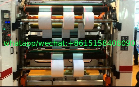 Automatic Adhesive Sticker Slitter with One Rewinding Shaft (Horizontal Style)