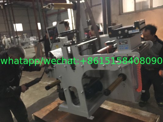 High Speed ATM Paper Slitter with Turret Rewiner 320fq Pet, PVC, PC, PE Film Slitter (Horizontal Style)