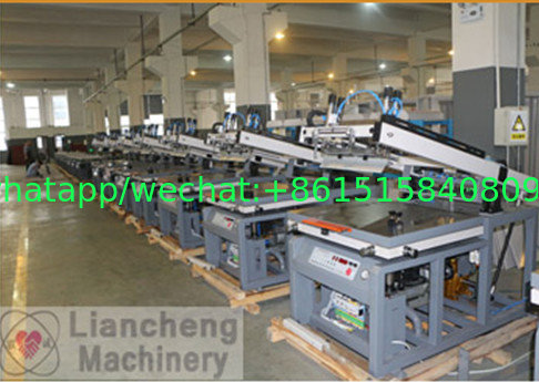 LC4060/6080/6090 Flat Bed Microcomputer automatic screen printing press plane paper，plastic, glass ceramics