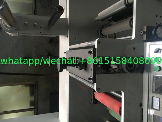 Allfine 7color 320 two units(4+3) Label two color flexo. printing press self-adhesive sticker/label to mould die cutter