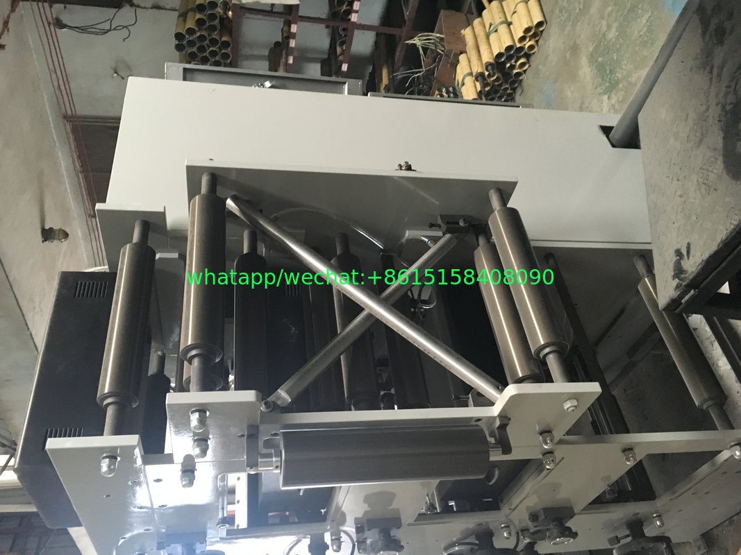 Allfine brand 7color 320 two units(4+3) Label flexo printing machinery self-adhesive sticker/label to mould die cutter