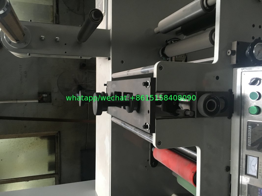 Allfine 7color 320 two units(4+3) Label two color flexo. printing press self-adhesive sticker/label to mould die cutter
