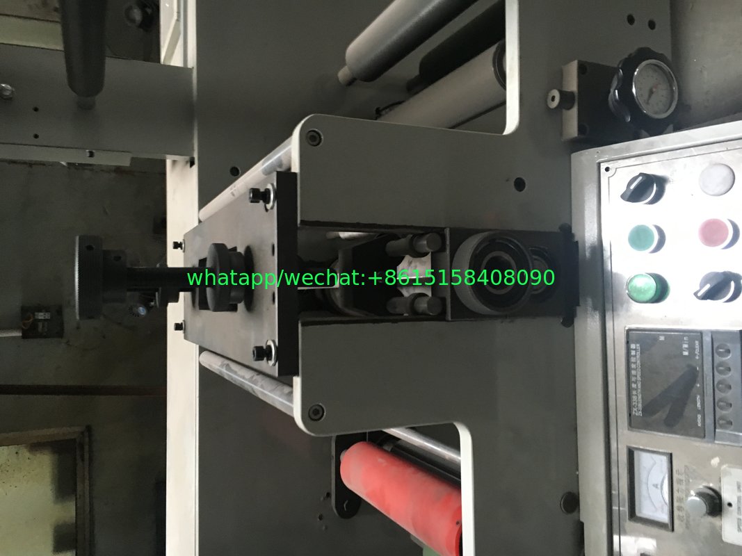 Allfine 7color 320 two units(4+3) Label 4 colour flexo printing machine self-adhesive sticker/label to mould die cutter