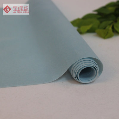Decoration / Package Material Velvet Flock Fabric , Polyester Flocking Velvet Upholstery Fabric