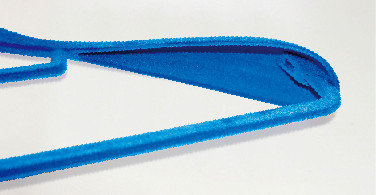 Shoulder Pad Velvet Hangers 450mm For Suites / Sweater / Trousers