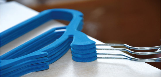 Modern Black / Blue Velvet Space Saving Hangers For Shirts / Suites