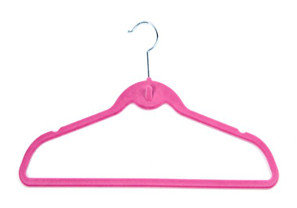 Regular Extra Wide Laundry Room Clothes Hanger For Shirts / Jeans