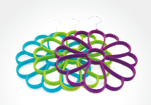Recycled Stocking / Turban Colored Clothes Hangers 246*348*2mm