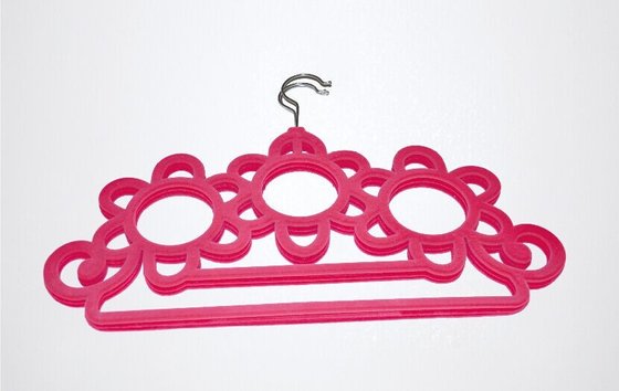 Heavy Duty Green Velvet Scarf Hanger Flocked Clothes Hangers