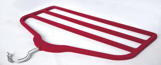 Colorful Lightweight 452mm Multiple Velvet Trouser Coat Hangers  BSCI / PAHS
