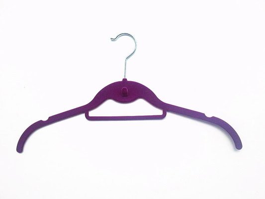 Beautiful Purple Velvet Shirt Hangers Sweater / Jacket / Suit Coat Hangers