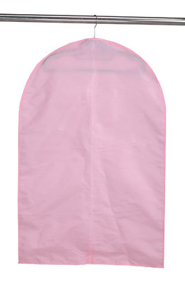 Pink Space Saving Folding Clothing Suit Cover Bag 210D Polyester