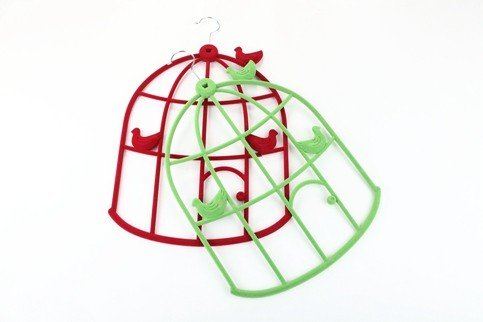 Bird Cage Space Saving Clothes Hangers For Stocking / Turban / Burka / Tie