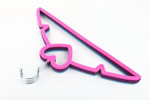 Beautiful Velvet Flocked Hangers Lightweight Clothes Hangers For Shirts / Tank Top