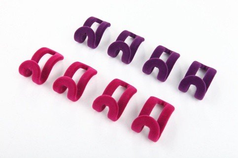 Colorful Space Saving Velvet Hooks Velvet Non Slip Hangers For Home