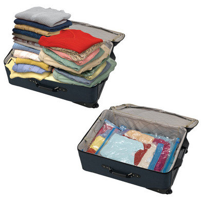 Durable Travel Large Vacuum Storage Bags Roll Up Vacuum Seal Bags For Clothes