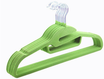 70g Space Saver Colorful Velvet Shirt Hangers For Women Clothes Hanging
