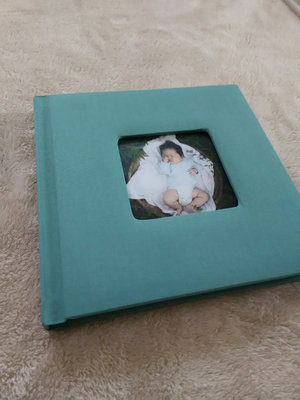 El álbum de foto rasante del compromiso de Digitaces del soporte 11 x 8 cubre la tela, mancha resistente